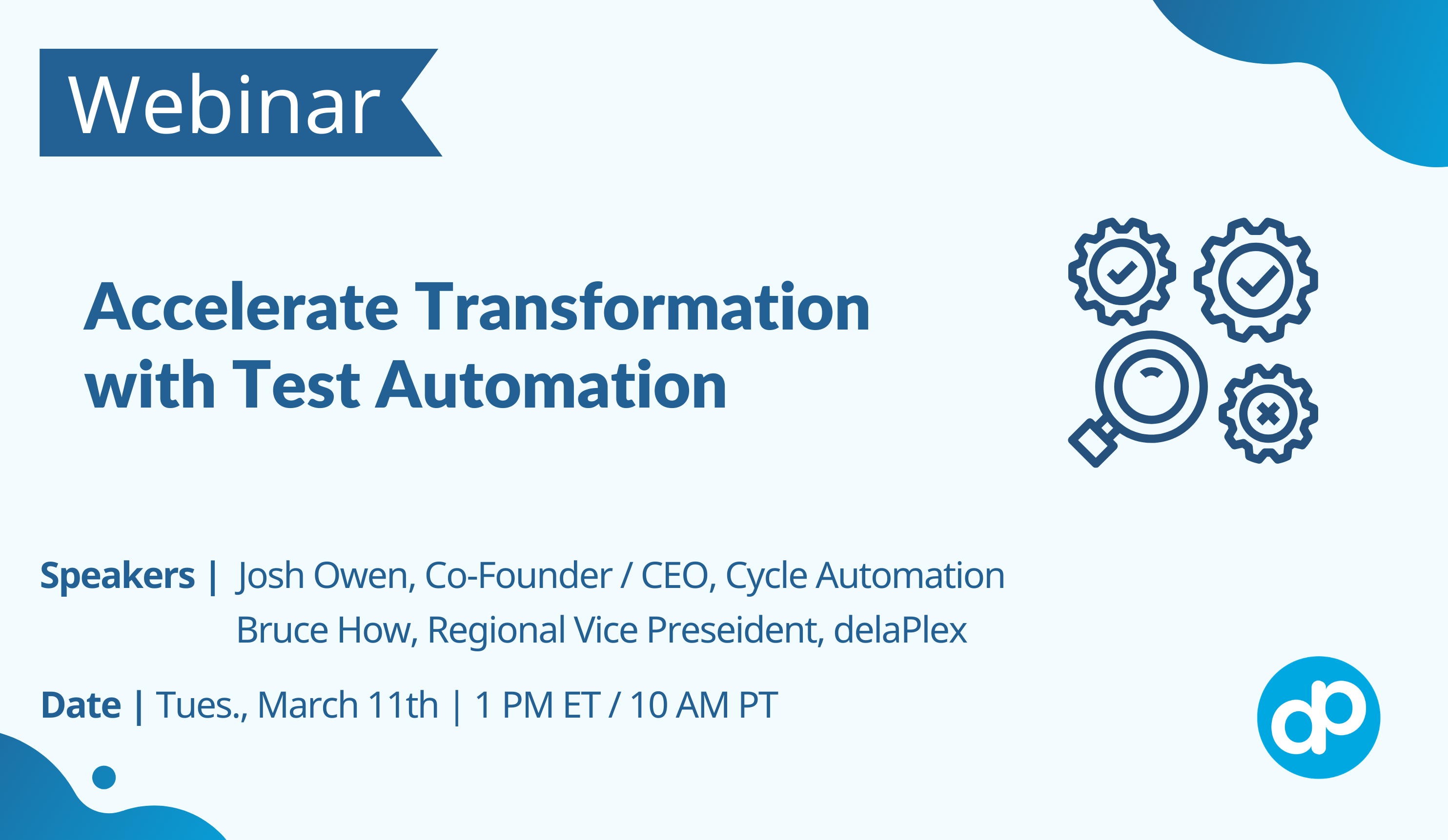 Webinar | Accelerate Your Testing Transformation